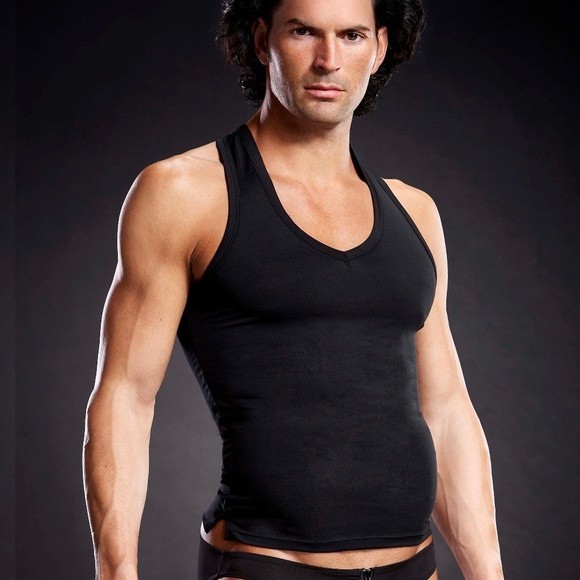 Shirts | Blueline Promesh Black Racerback Tank Lxl | Poshmark